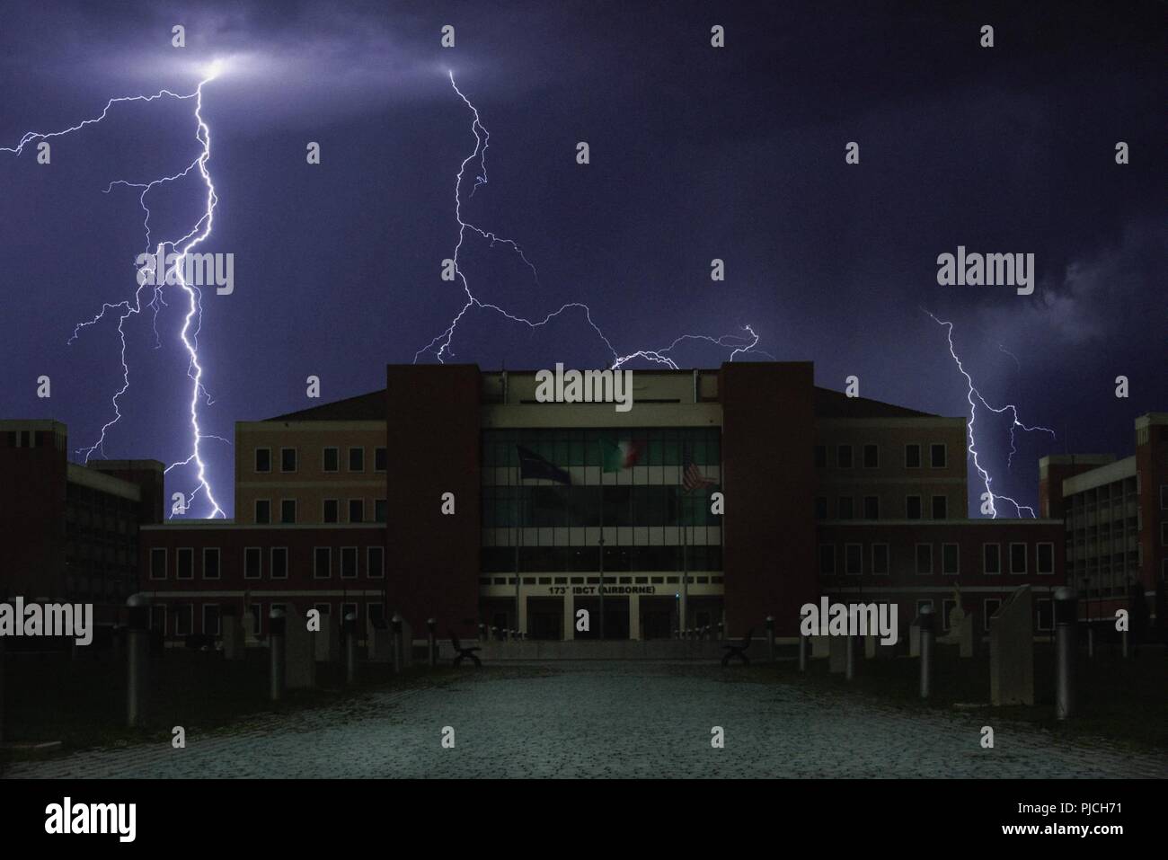 VICENZA, Italy -- Caserma Del Din, headquarters of the 173rd Airborne ...