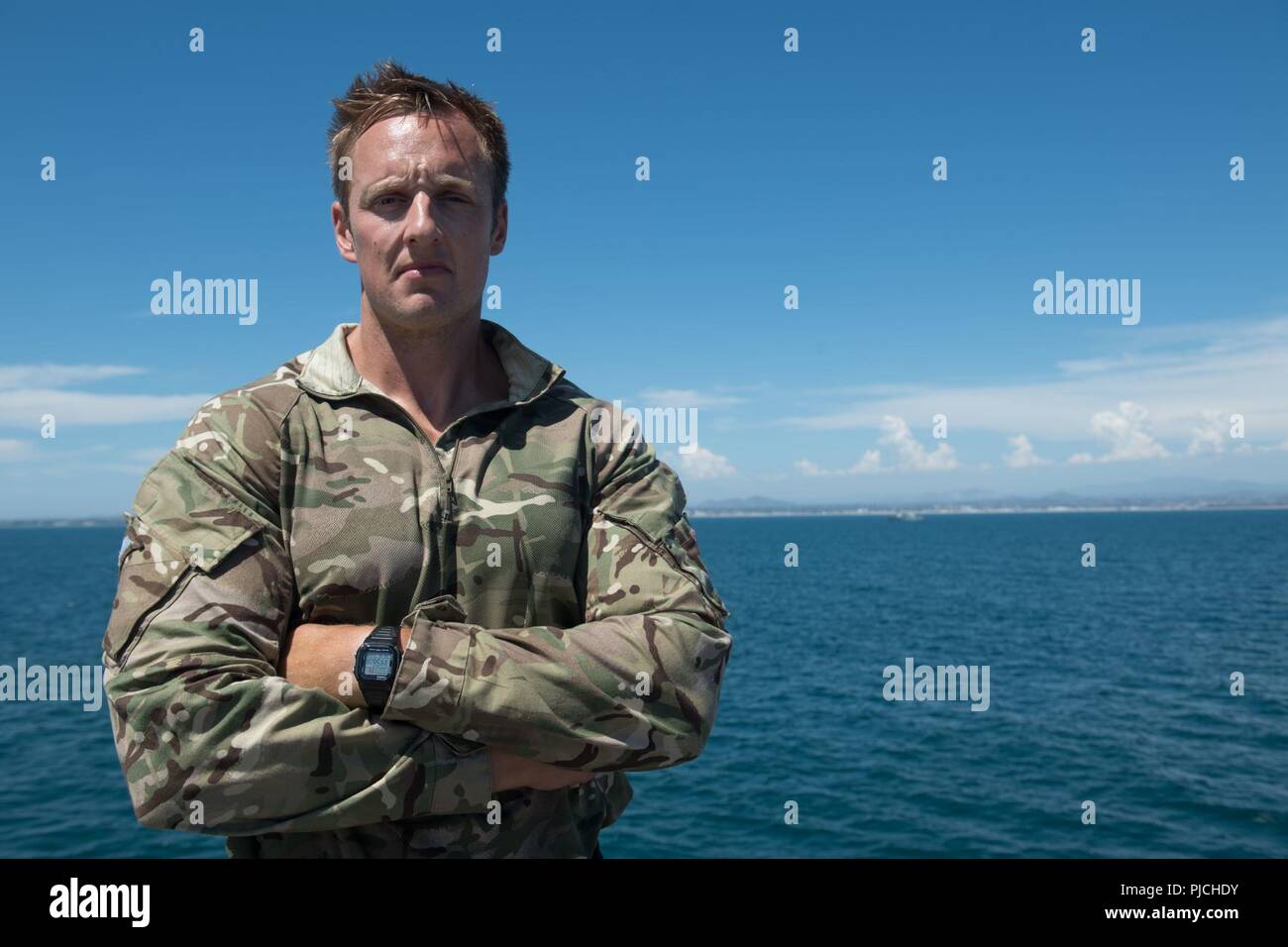 PACIFIC OCEAN (July 22, 2018) Leading Diver William Bowman, from ...