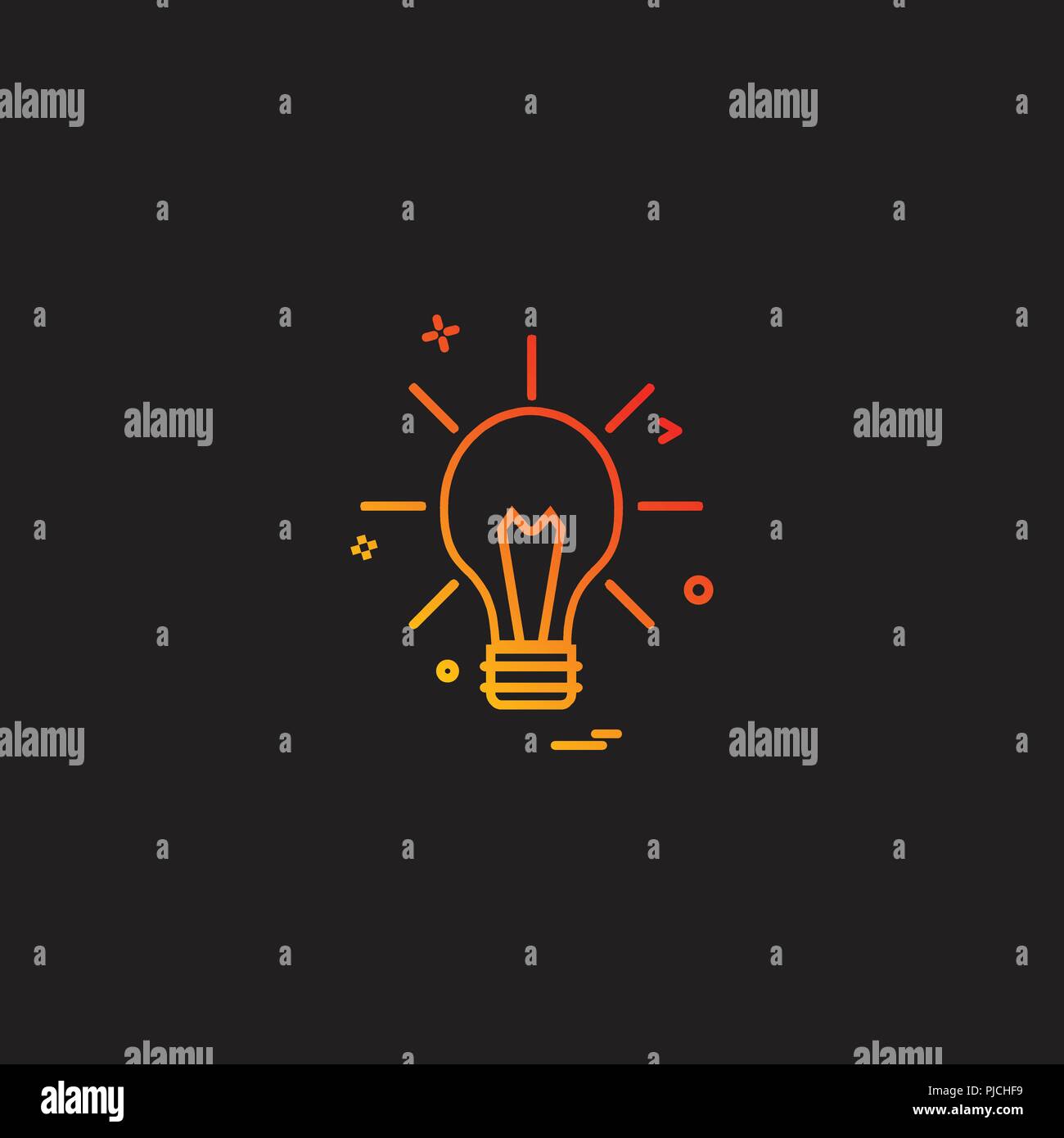 Bulb icon design vector Stock Vector Image & Art - Alamy