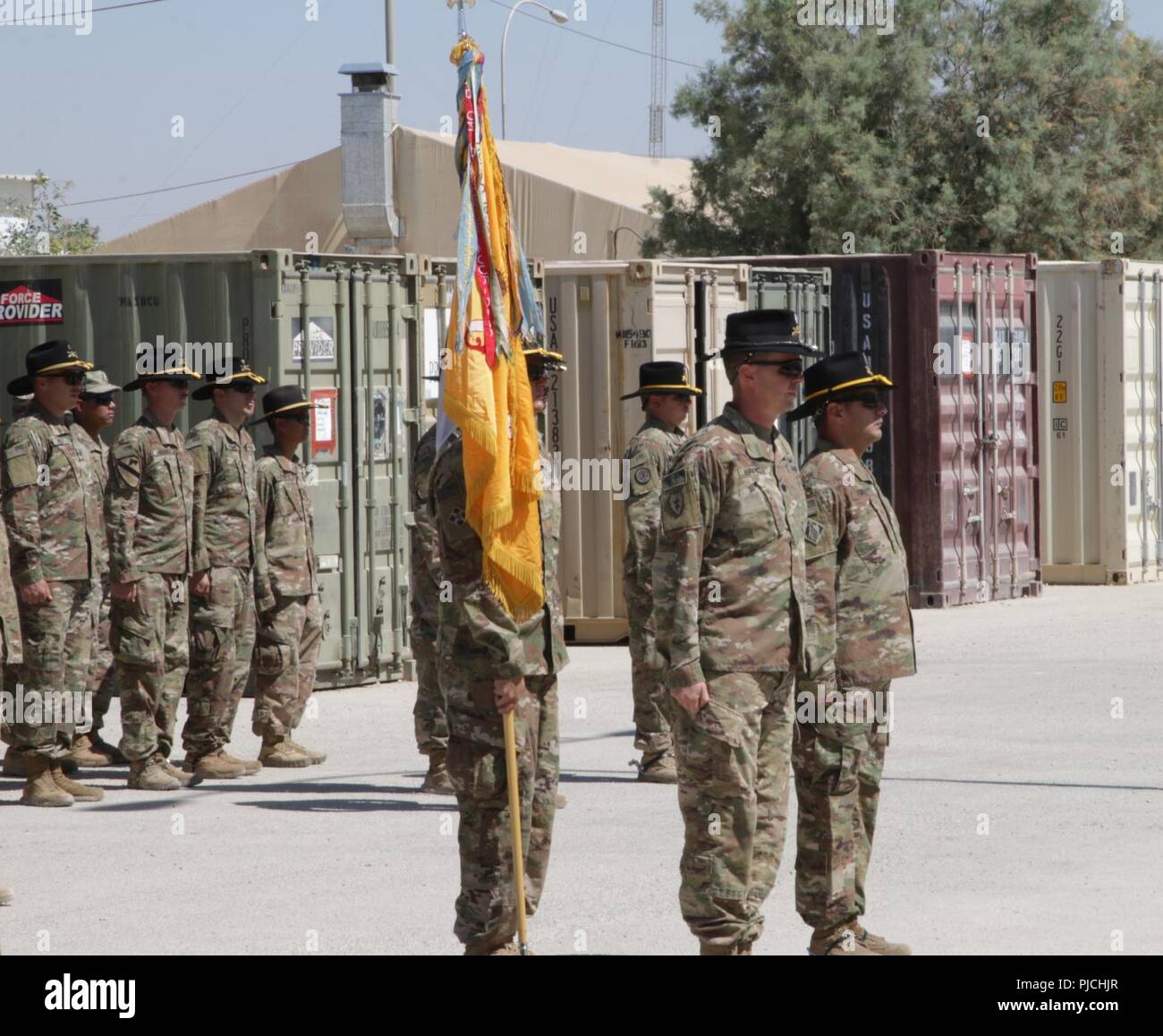 AMMAN, Jordan – Lt. Col. Jeramy Hopkins (left) and Command Sergeant ...