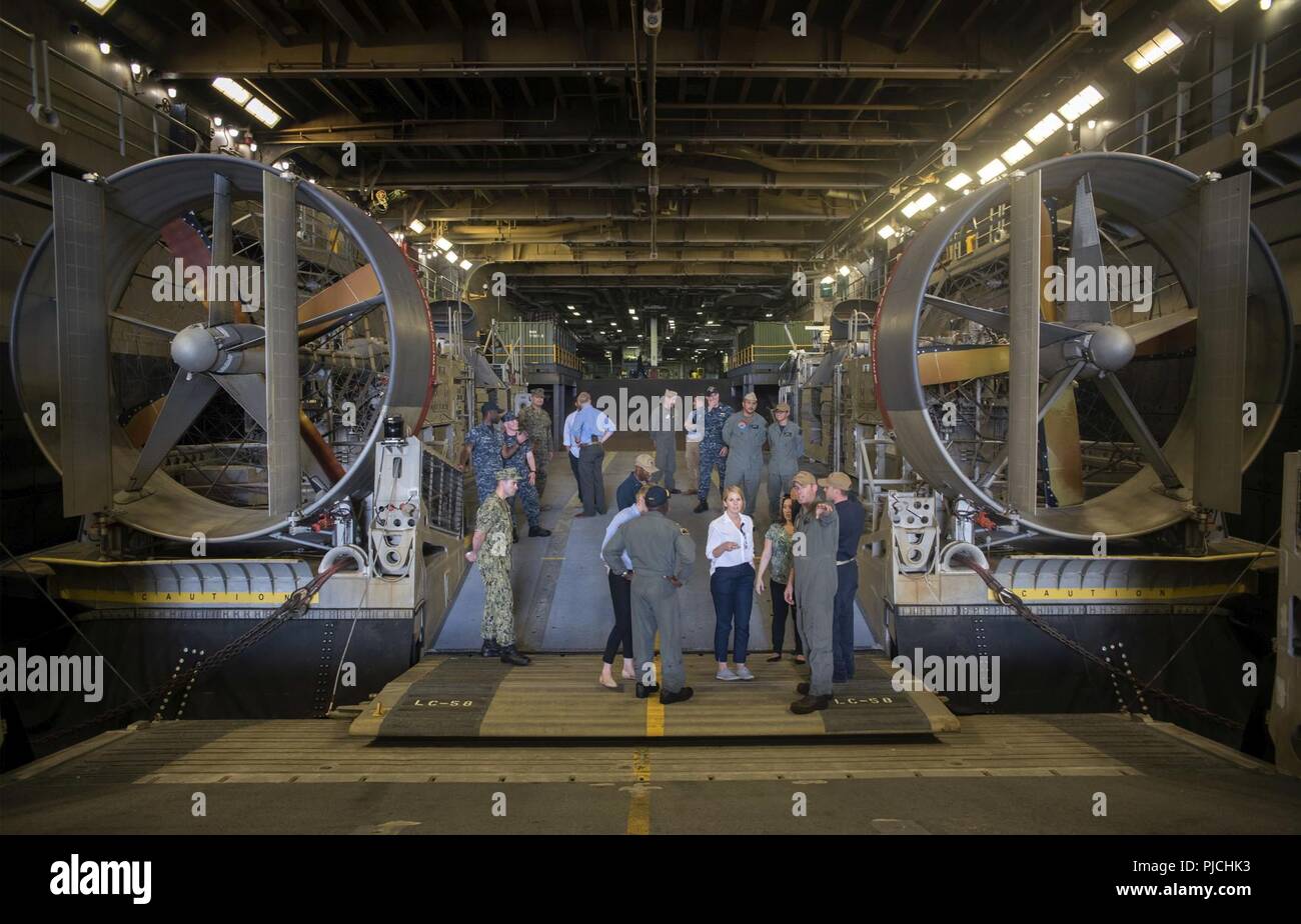JOINT BASE PEARL HARBOR-HICKAM, Hawaii (July 20, 2018) Sailors assigned ...