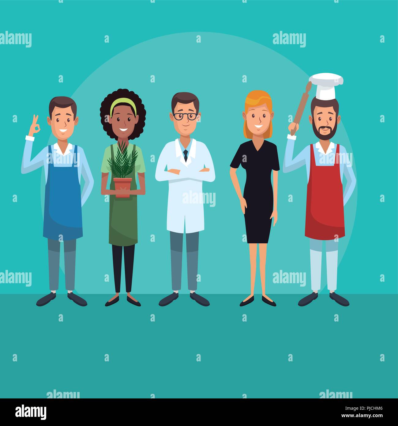Job search cartoons hi-res stock photography and images - Alamy