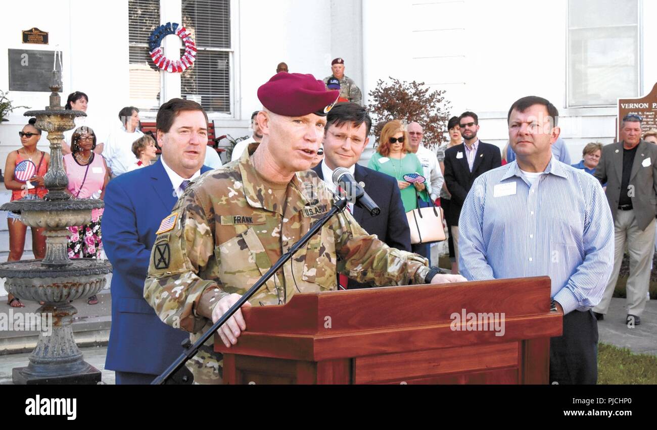 Brig. Gen. Patrick D. Frank, commander, Joint Readiness Training Center ...