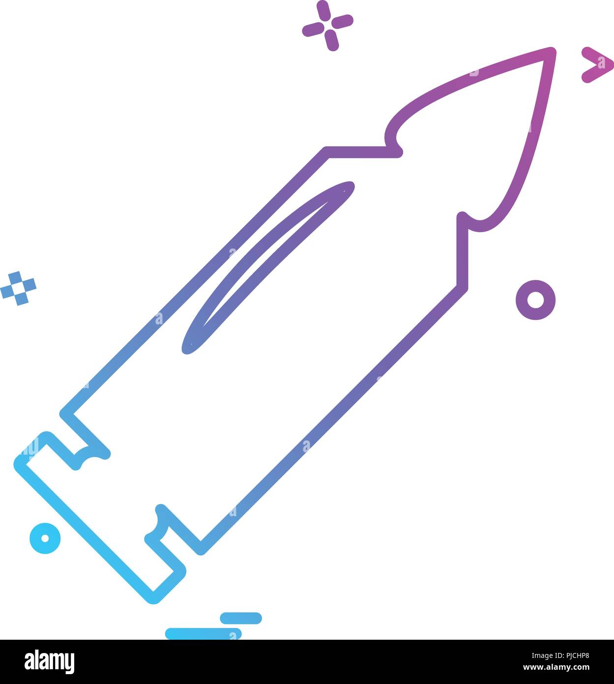 ammo bullet military icon vector design Stock Vector Image & Art - Alamy