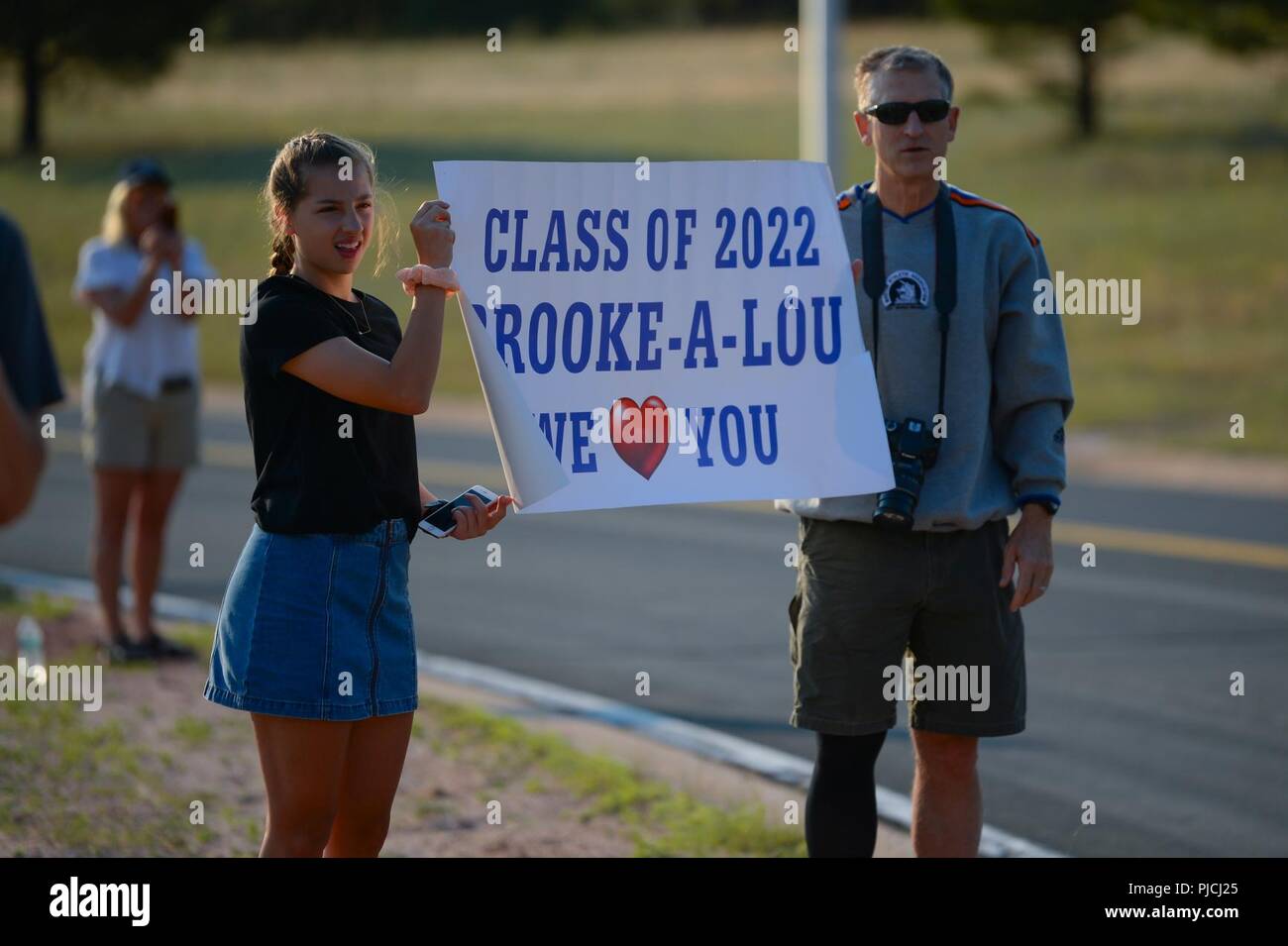 U.S. Air Force Academy -- Basic Cadet trainees march out to Jacks ...