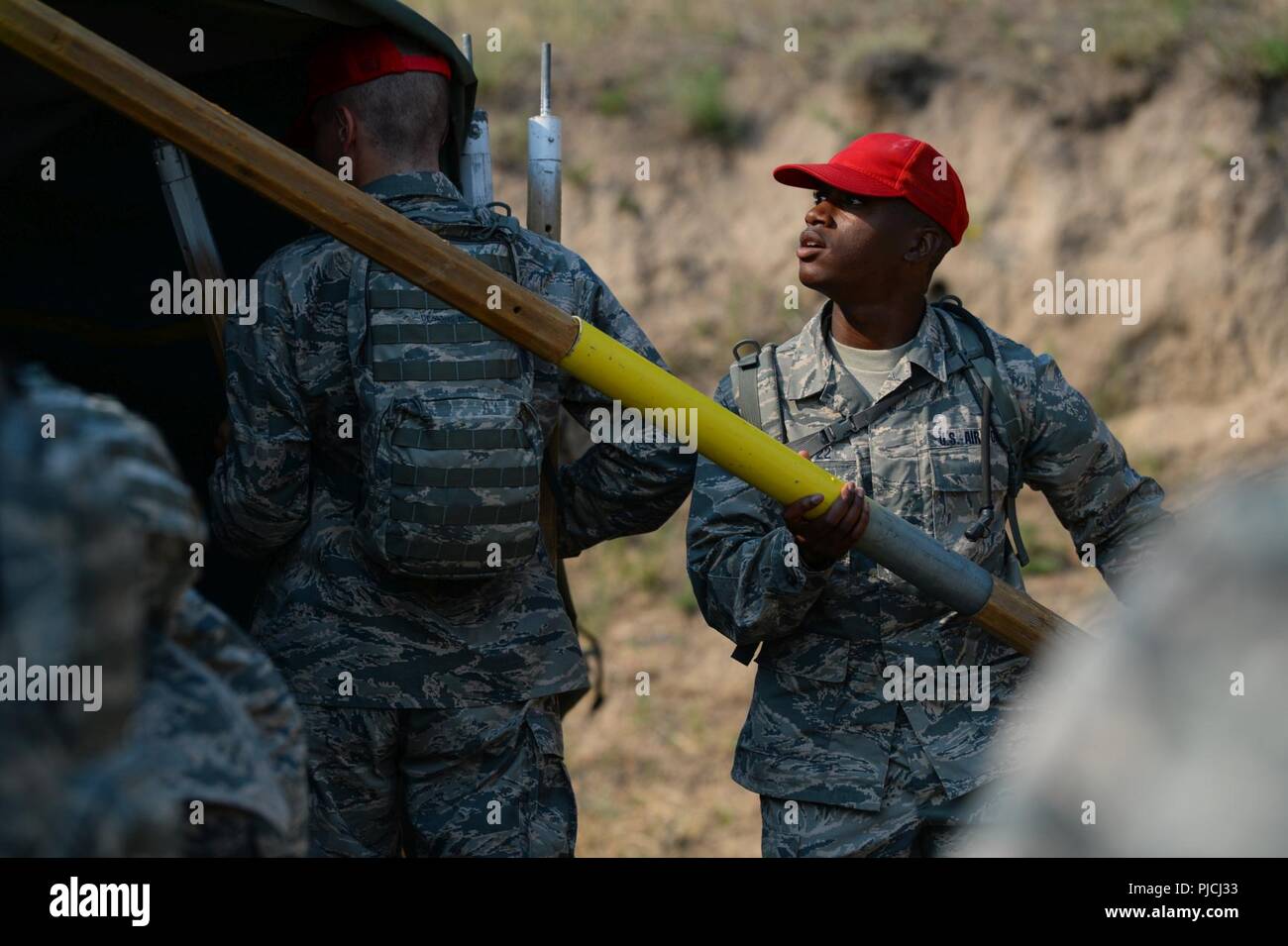 U.S. Air Force Academy -- Basic Cadet trainees march out to Jacks ...