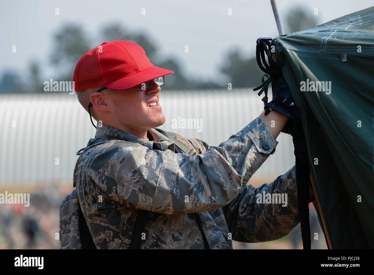 U.S. Air Force Academy -- Basic Cadet trainees march out to Jacks ...