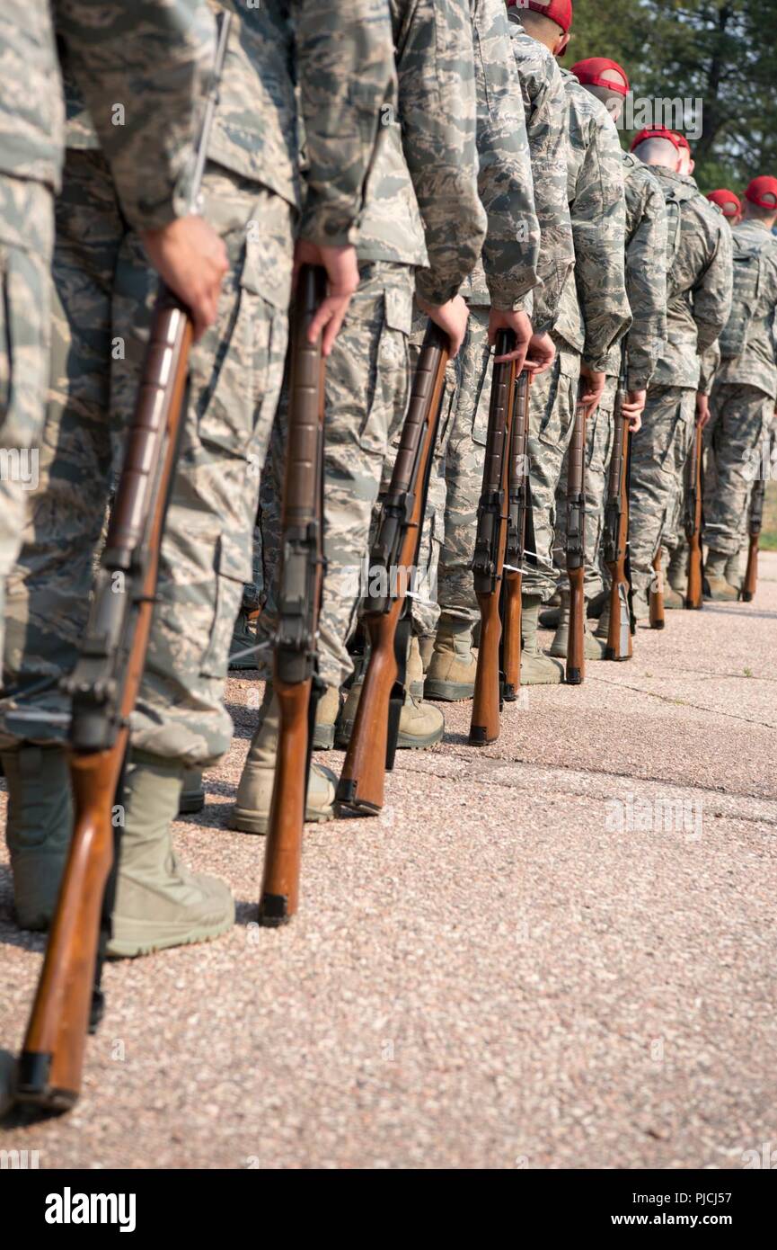 U.S. Air Force Academy -- Basic Cadet trainees march out to Jacks ...