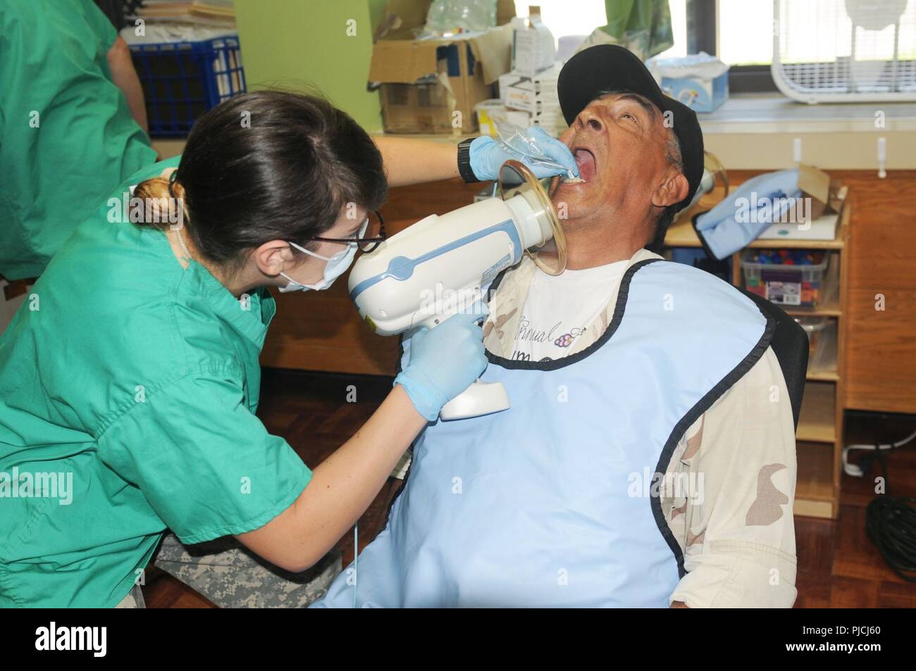 Smith, a Vietnam-era veteran and Chippewa Native American, receives ...