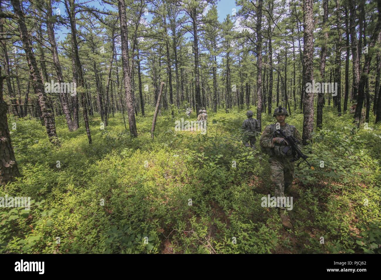 U.S. Army National Guard Soldiers from Charlie Company, 1st Battalion ...