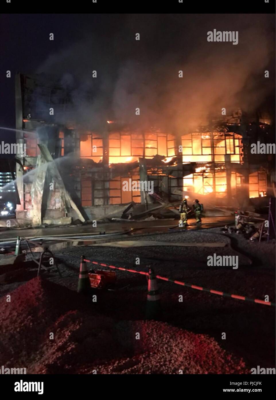 U.S. Navy Fire and Emergency Services personnel from Yokosuka Naval ...