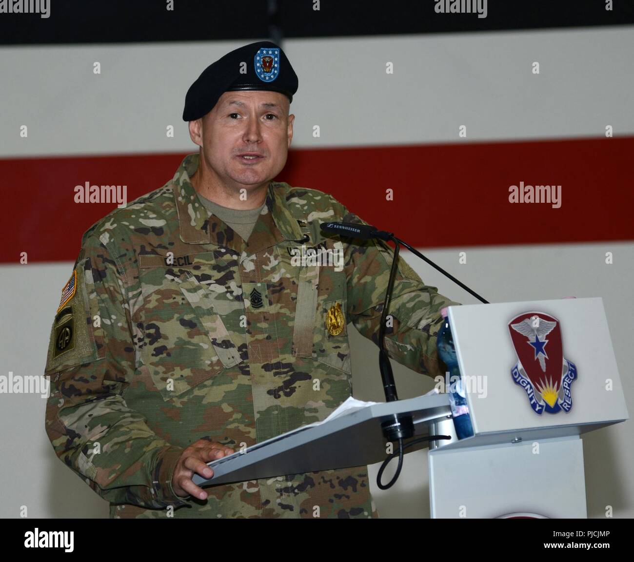 Outgoing Regional Health Command Europe Command Sergeant Major, Command ...