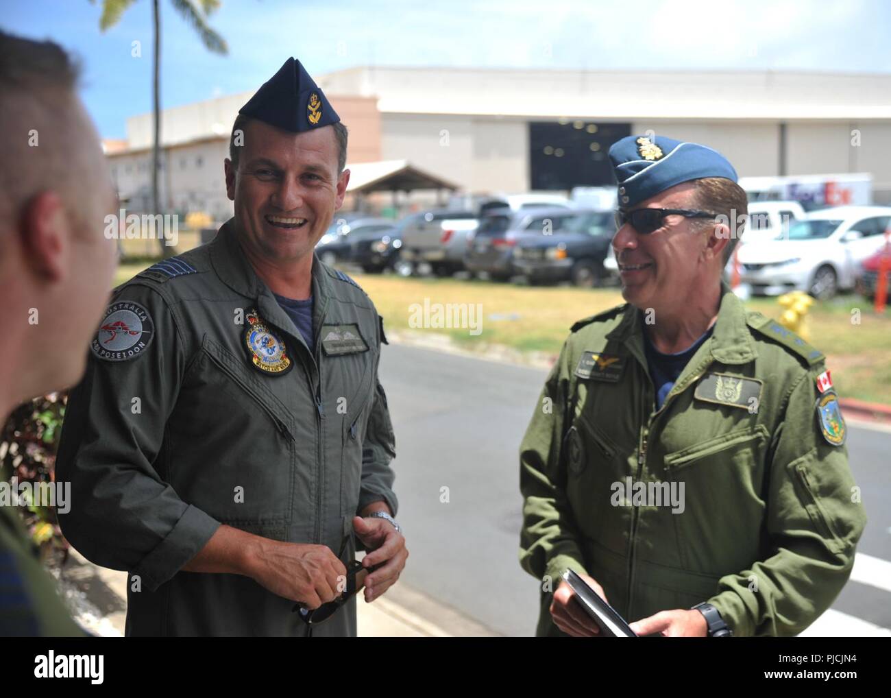 MARINE CORPS BASE HAWAII (July 23, 2018) — Group Capt. Darren Goldie ...