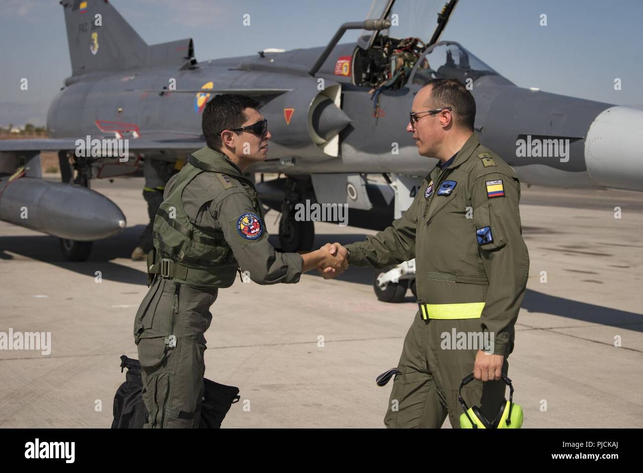 Colombian Air Force Col. Alexander Celis, Red Flag deputy commander ...