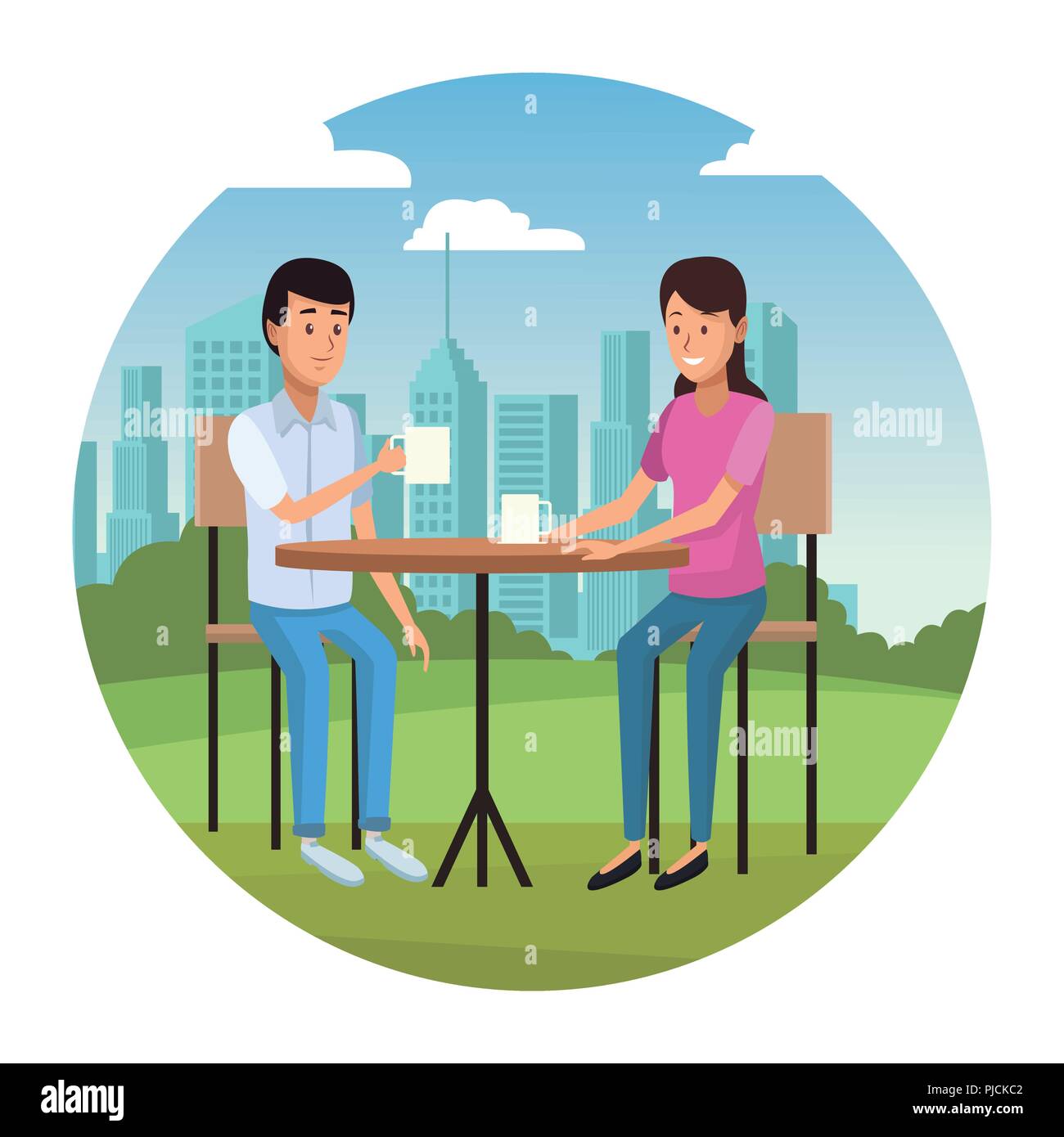 Customer service cartoons hi-res stock photography and images - Alamy