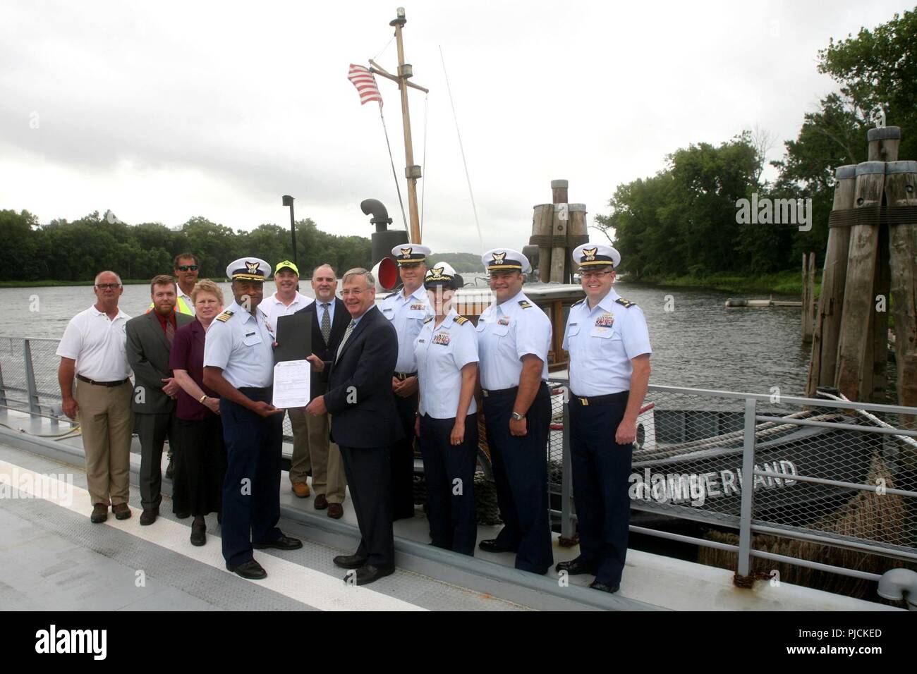 Capt. Kevin B. Reed, commander Coast Guard Sector Long Island Sound ...