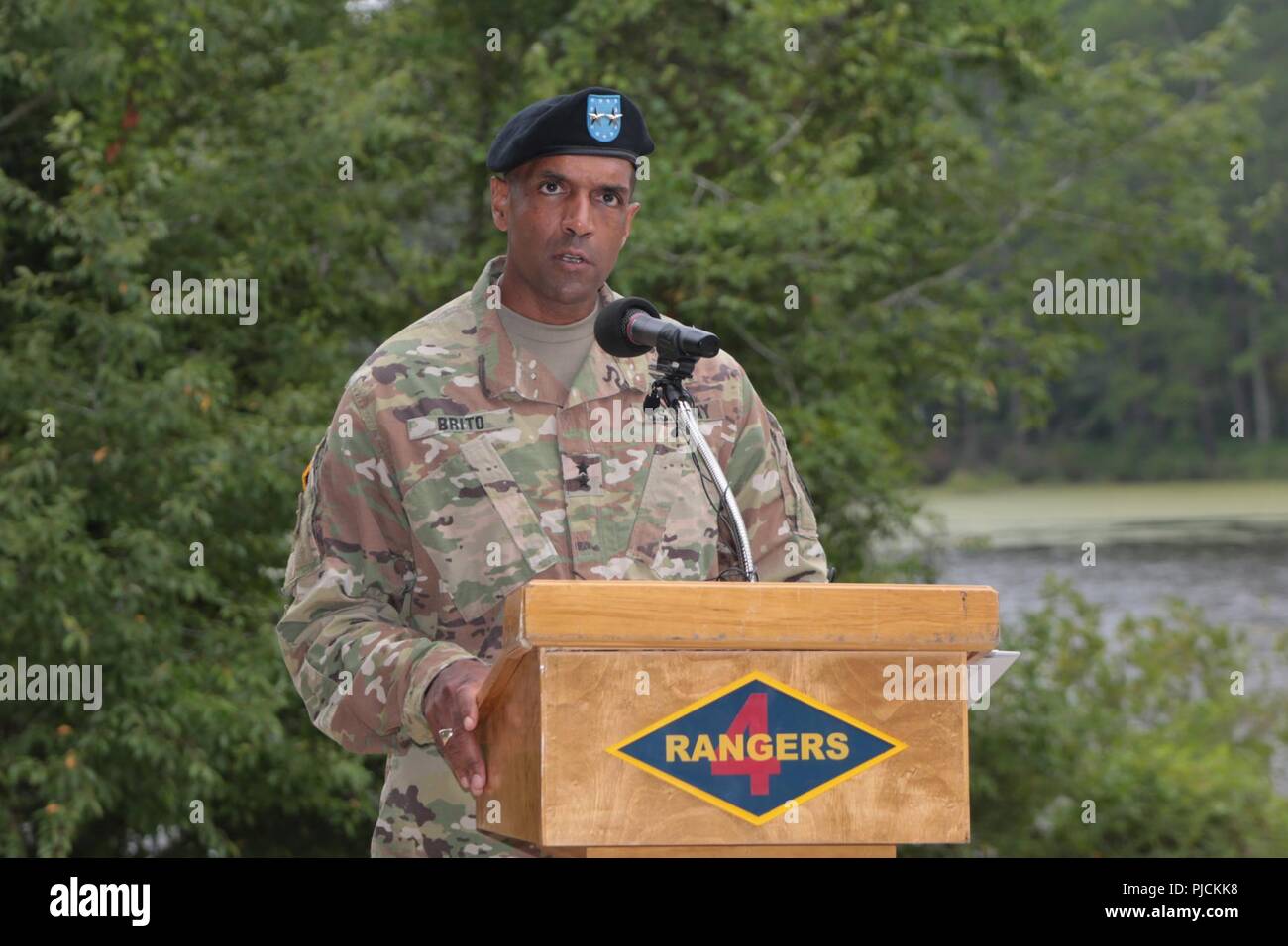 Maj gen gary brito commanding general hi-res stock photography and ...