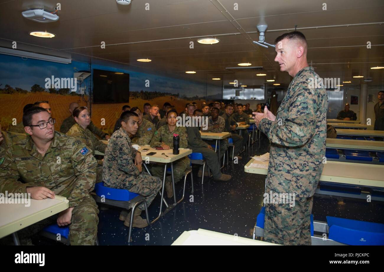 PACIFIC OCEAN (July 18, 2018) U.S. Marine Corps Col. Michael S. Styskal ...