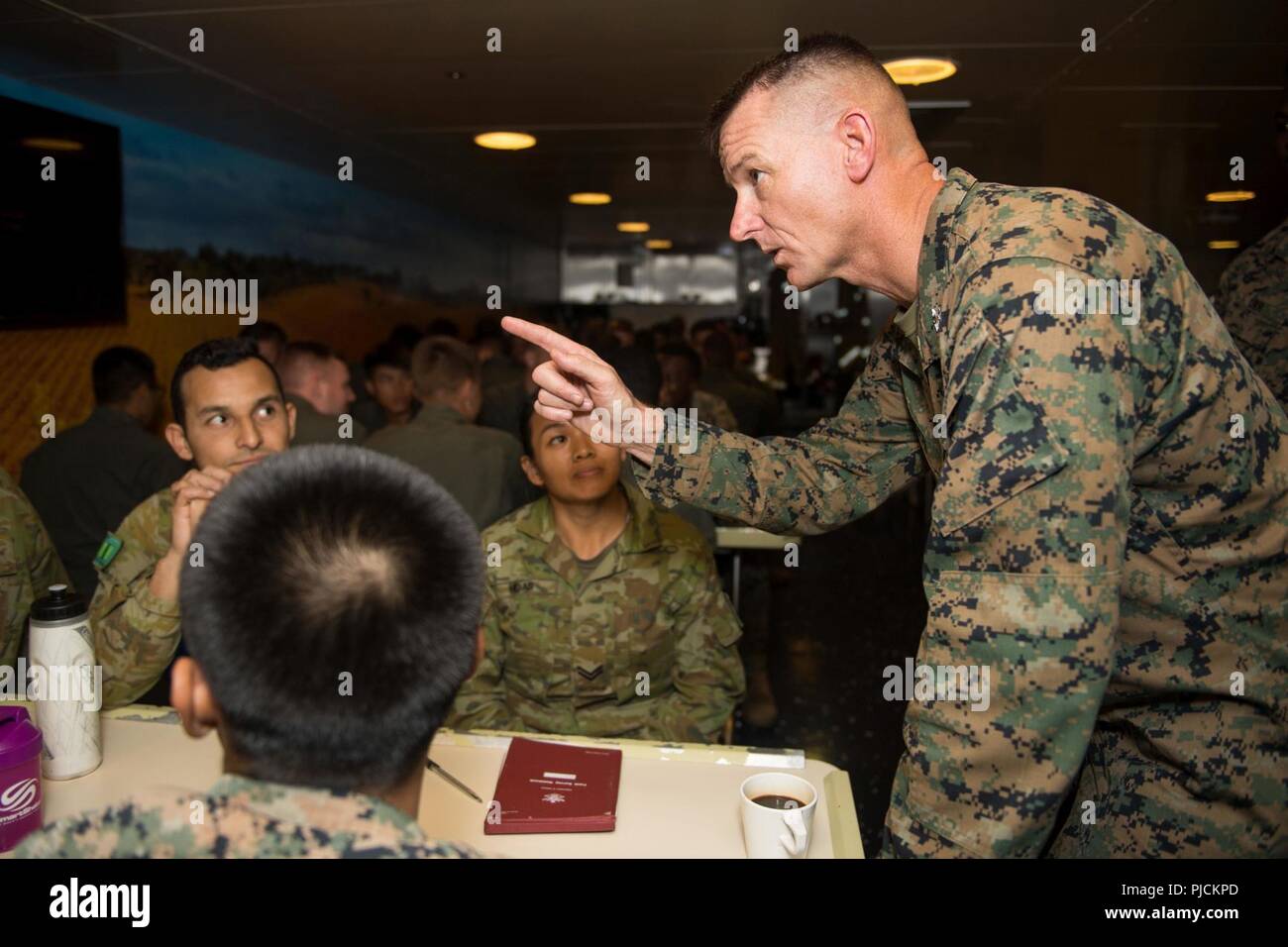 PACIFIC OCEAN (July 18, 2018) U.S. Marine Corps Col. Michael S. Styskal ...