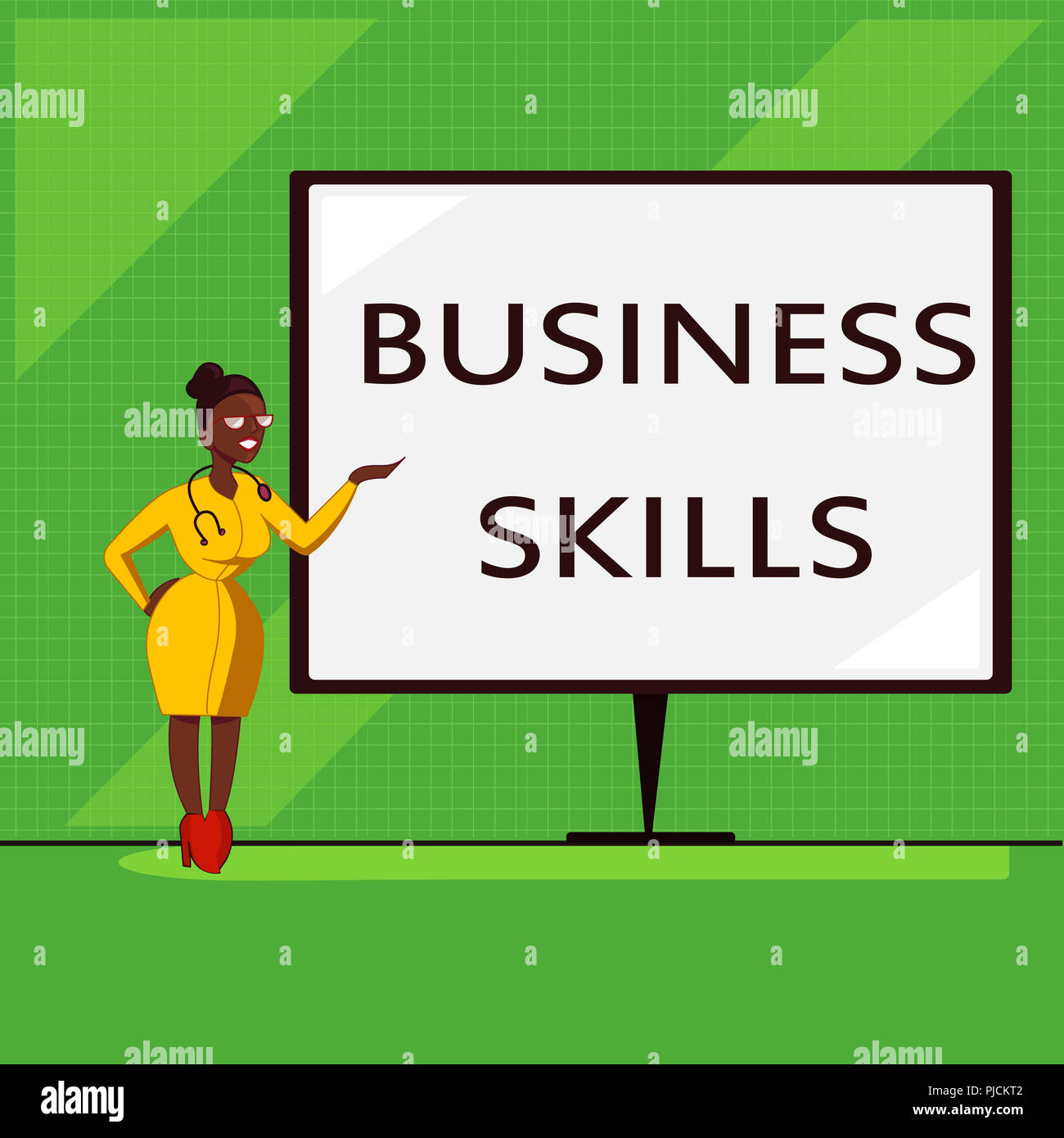 Conceptual hand writing showing Business Skills. Business photo ...