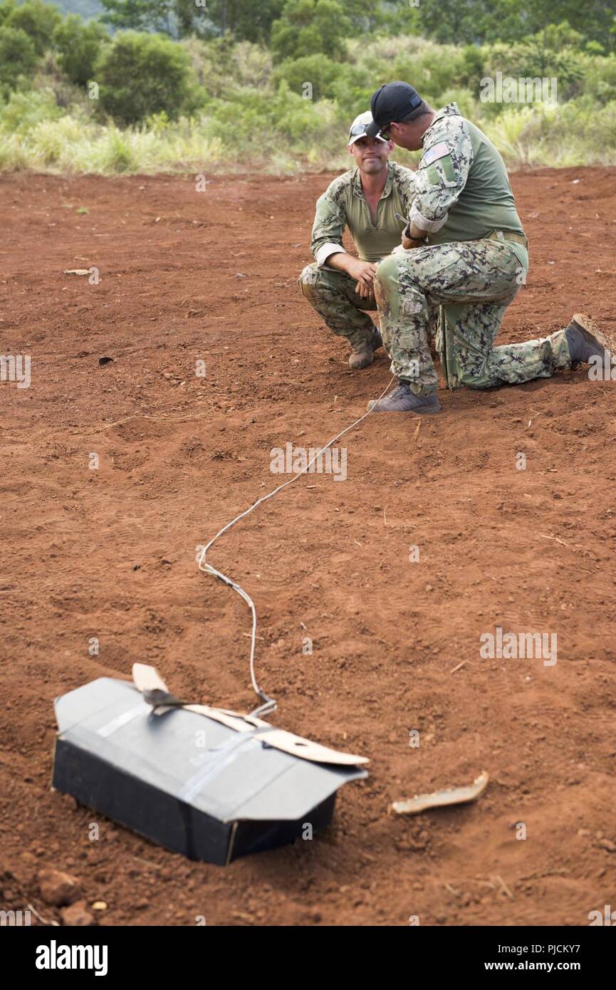 SCHOFIELD ARMY BARRACKS, Hawaii (July 23, 2018) -- Explosive Ordnance ...