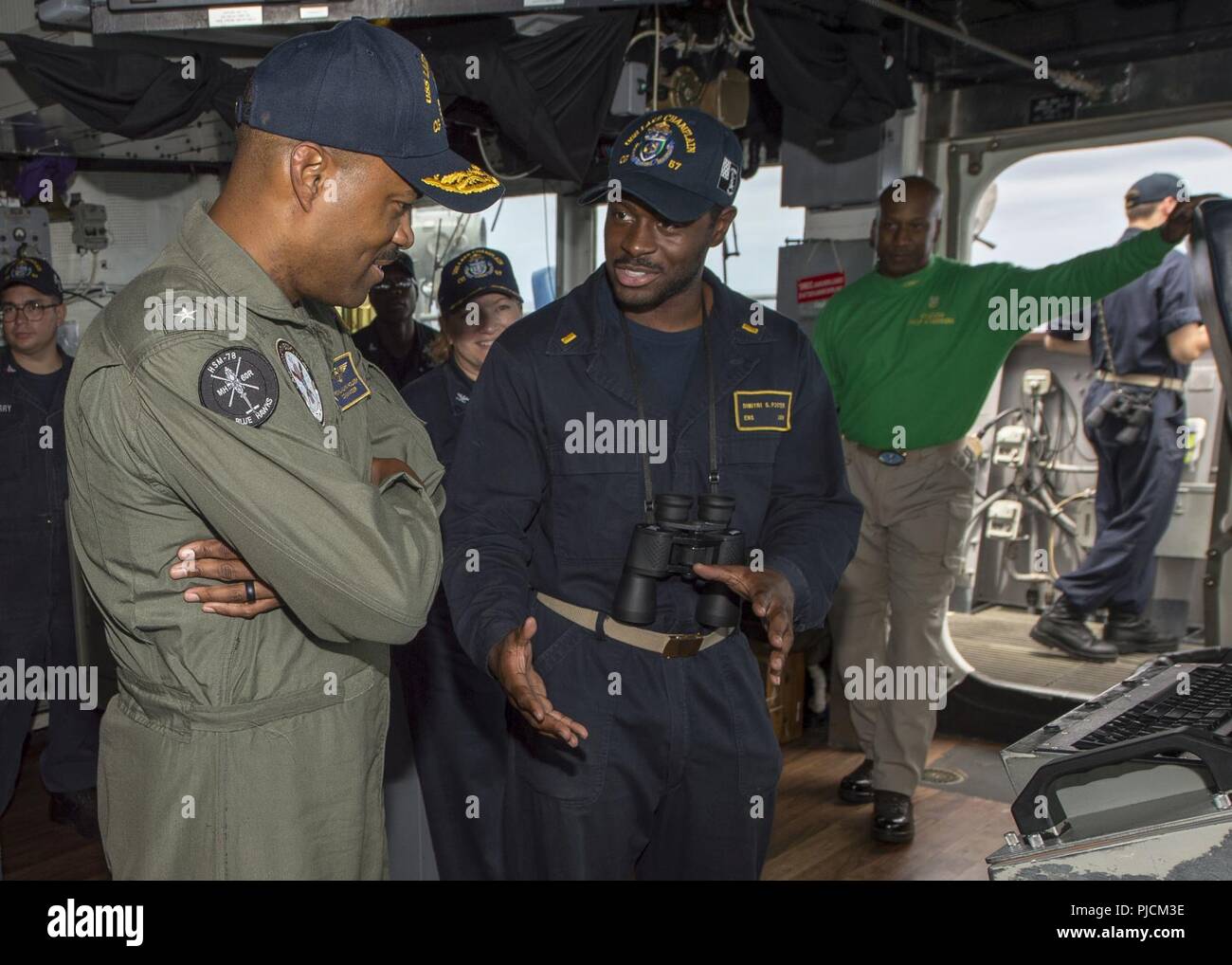 PACIFIC OCEAN (July 24, 2018) Rear Adm. Alvin Holsey, commander ...