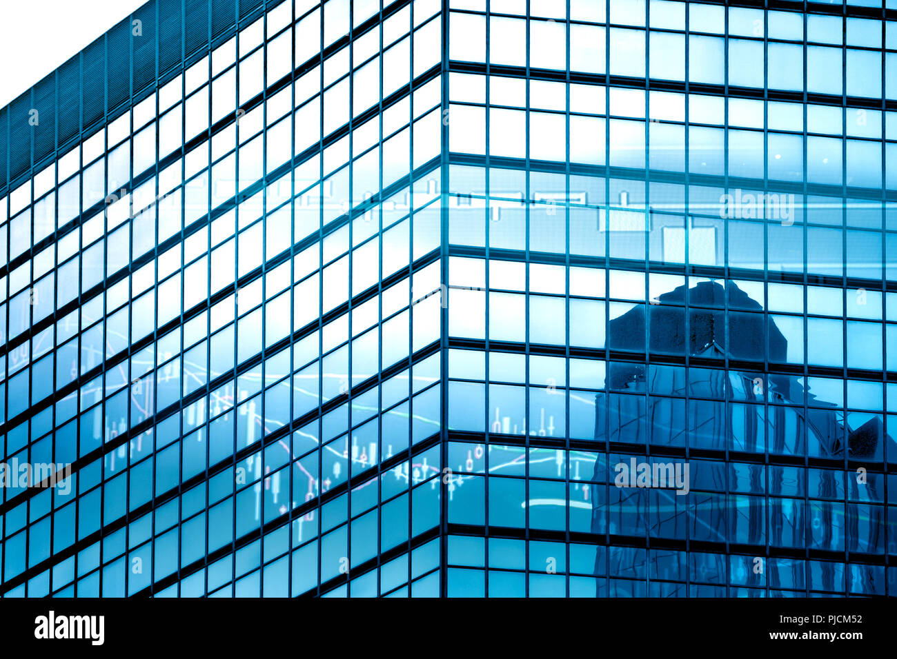 Hong Kong commercial buildings with graph index of stock Market Stock ...