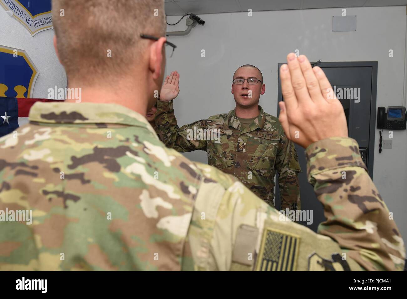 Capt. Stephen Cagle, 386th Expeditionary Medical Group deputy chief ...