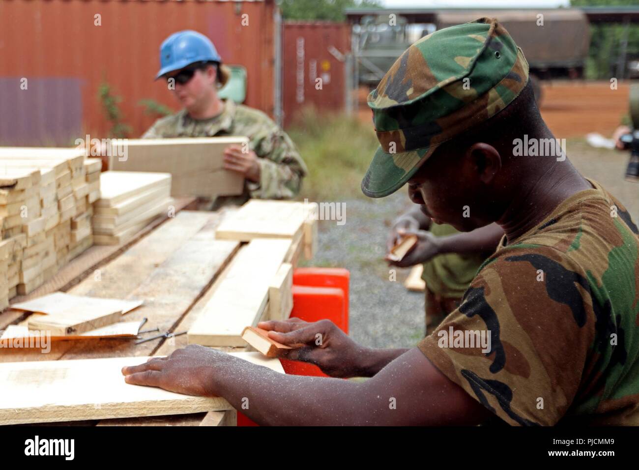 U.S. Army Soldiers, the Ghanaian Armed Forces, and the Royal Netherland ...