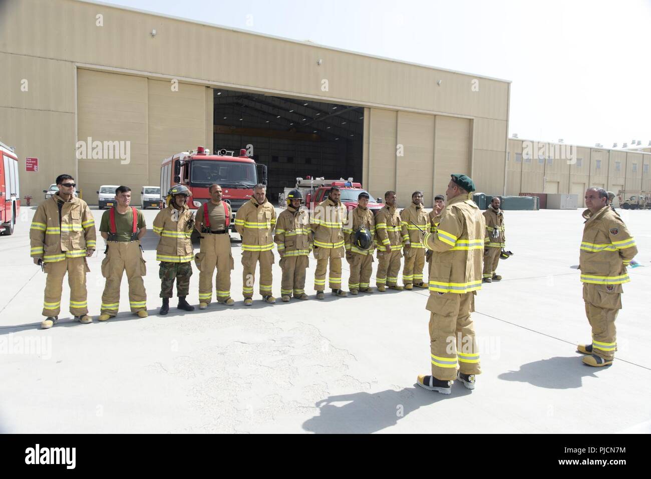 KABUL, Afghanistan (July 24, 2018) -- The Afghan Air Force Fire ...