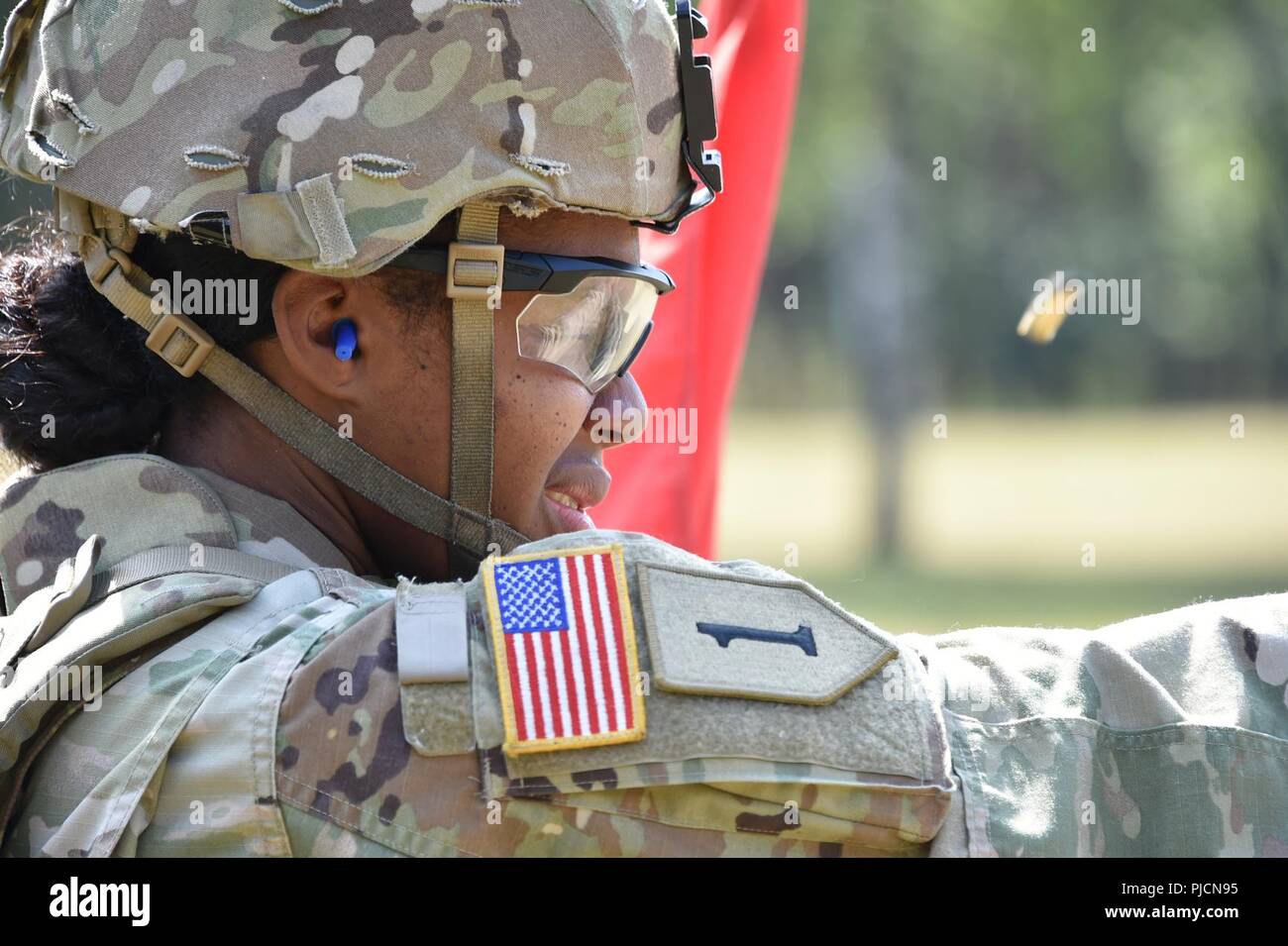A U.S. Soldier with the 18th Combat Sustainment Support Battalion ...