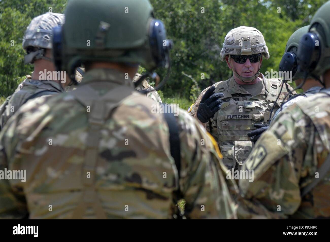 Lt. Col. Christopher B. Fletcher, commander of the 4th Battalion of the ...