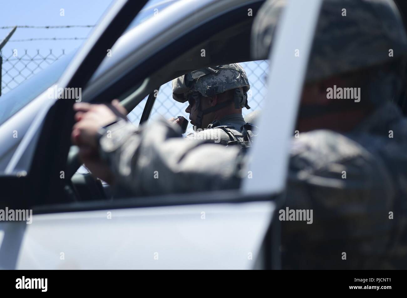 Tech. Sgt. Jason Benda, 460th Security Forces Squadron flight chief ...