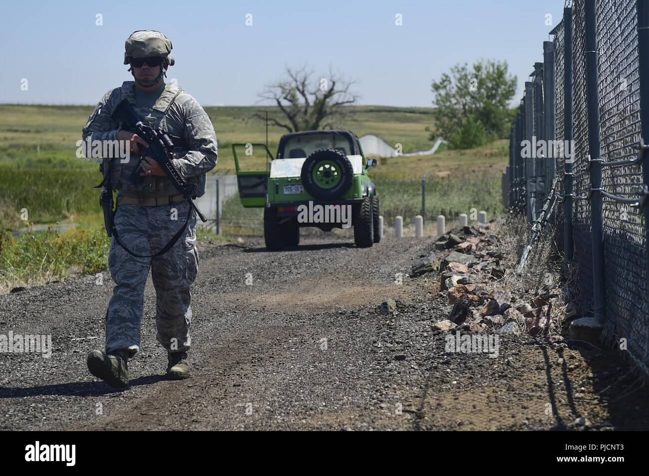 Tech. Sgt. Jason Benda, 460th Security Forces Squadron flight chief ...