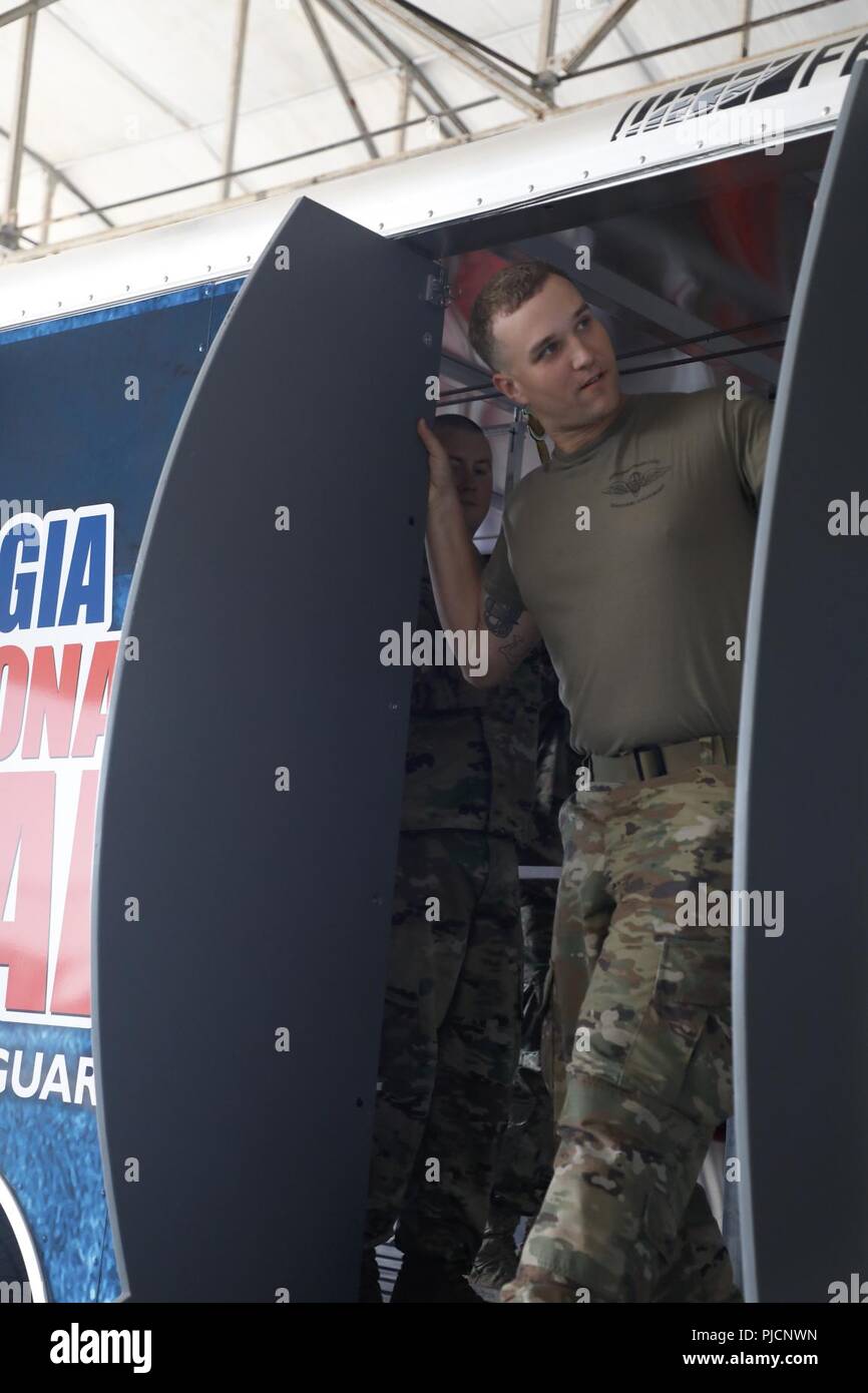 Staff Sgt. Michael Romeo, a jumpmaster assigned to the 165th ...