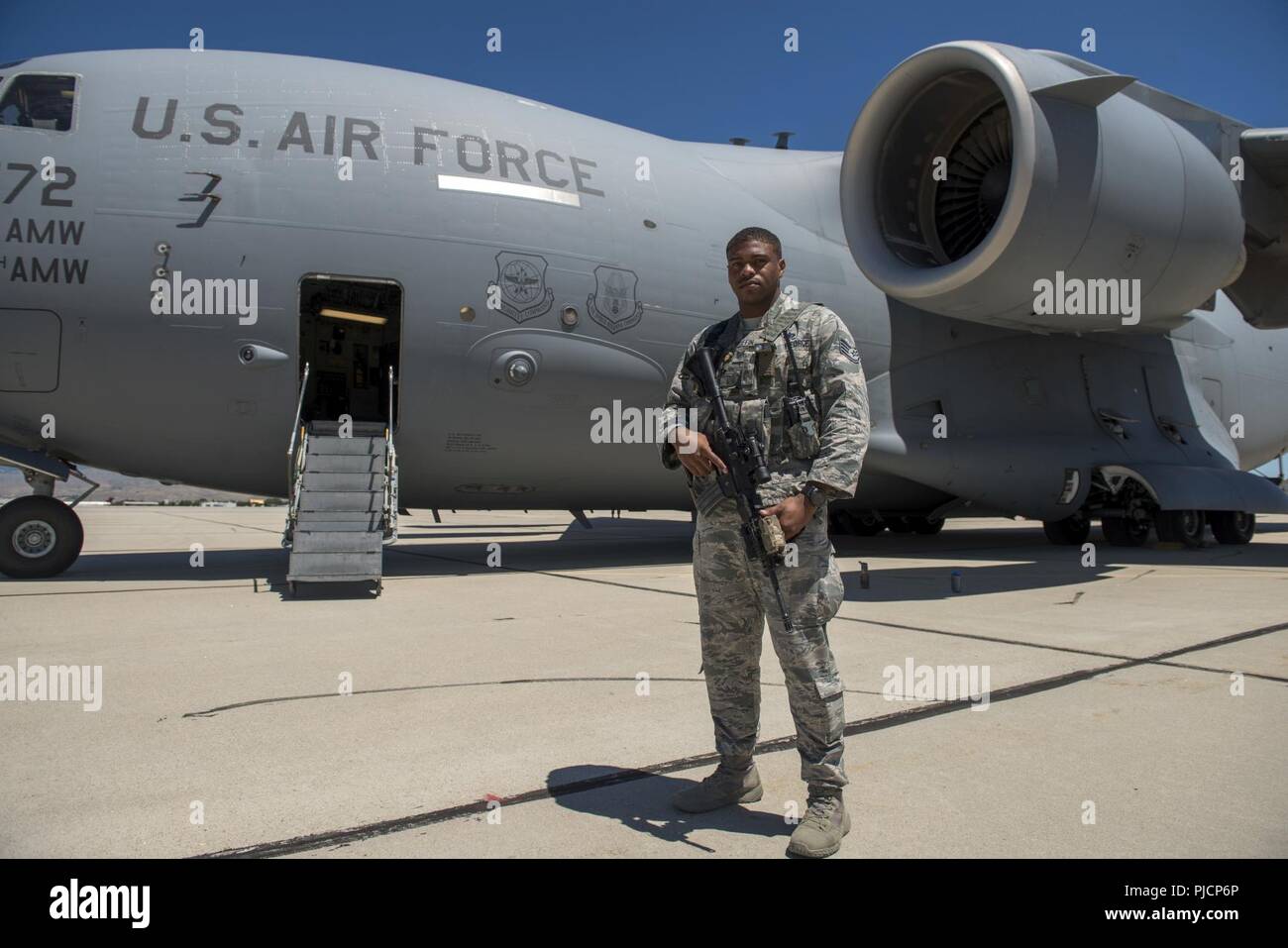 Staff Sgt. Lawrence Griffin, 366th Security Forces Squadron vehicle ...