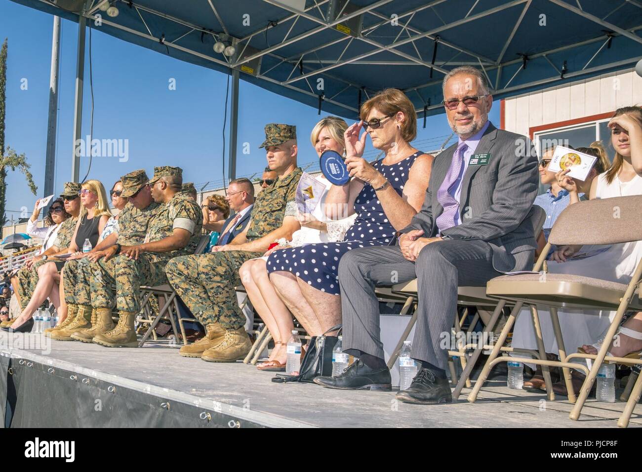 Many local dignitaries such as Tim Silva, Barstow city councilman, and ...