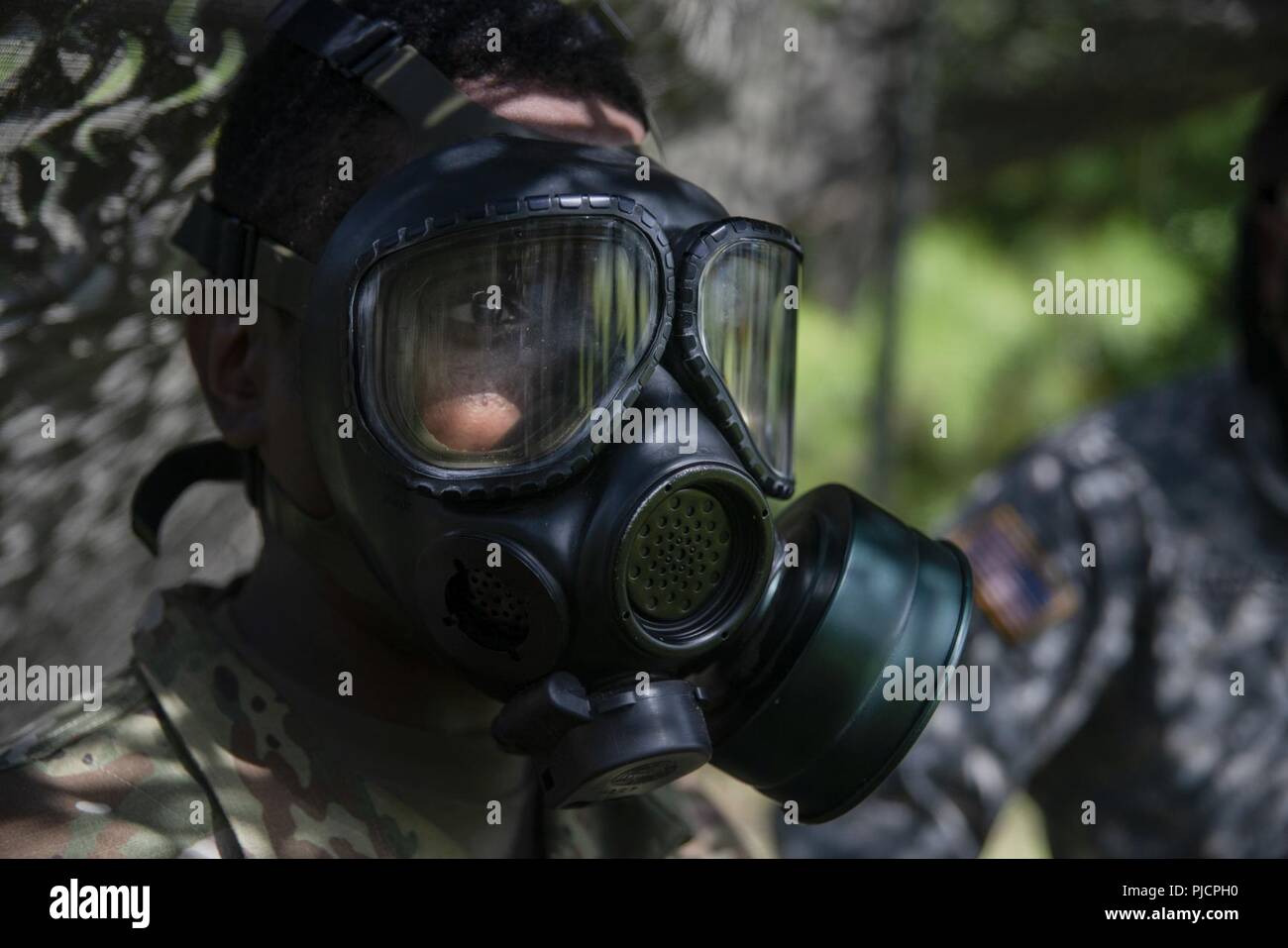 Pvt. Alejandro Calero, a U.S. Army Reserve military police Soldier from ...