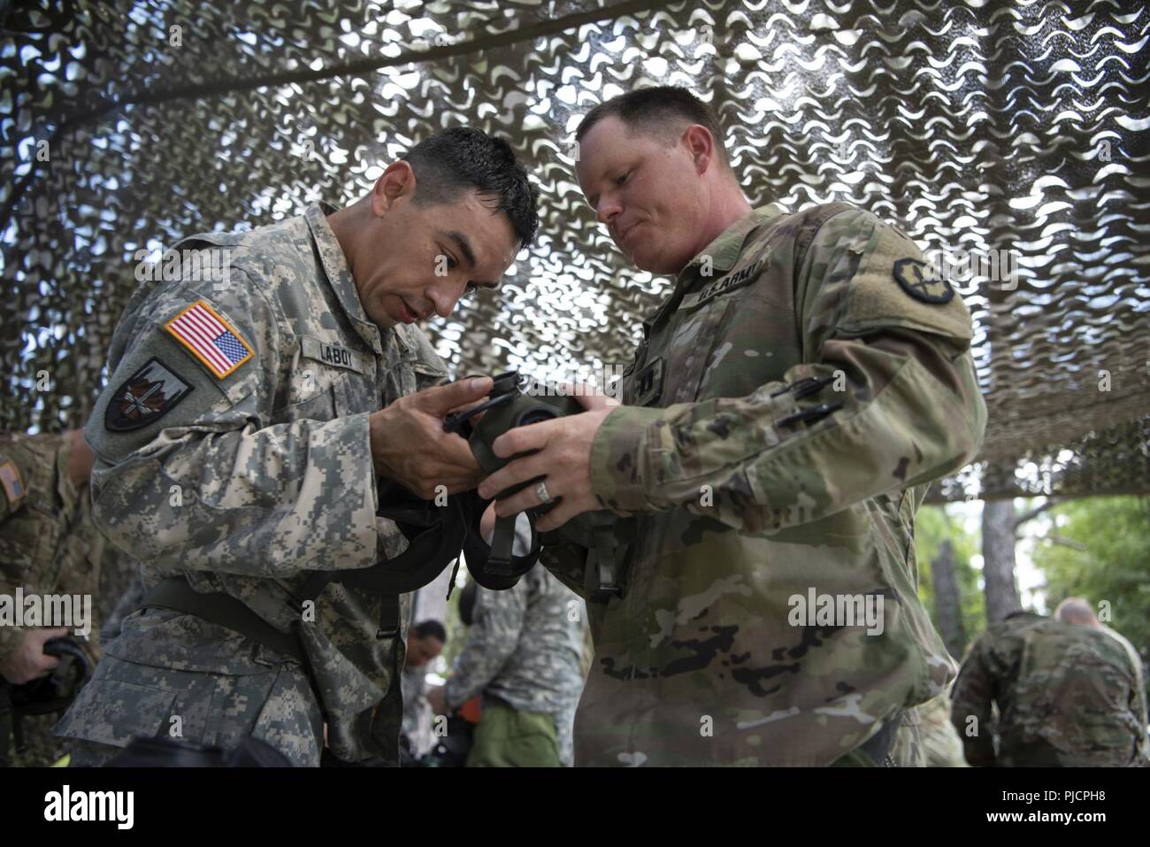 Capt. Porfirio Laboy and Capt. Brian Ludstrum, U.S. Army Reserve ...