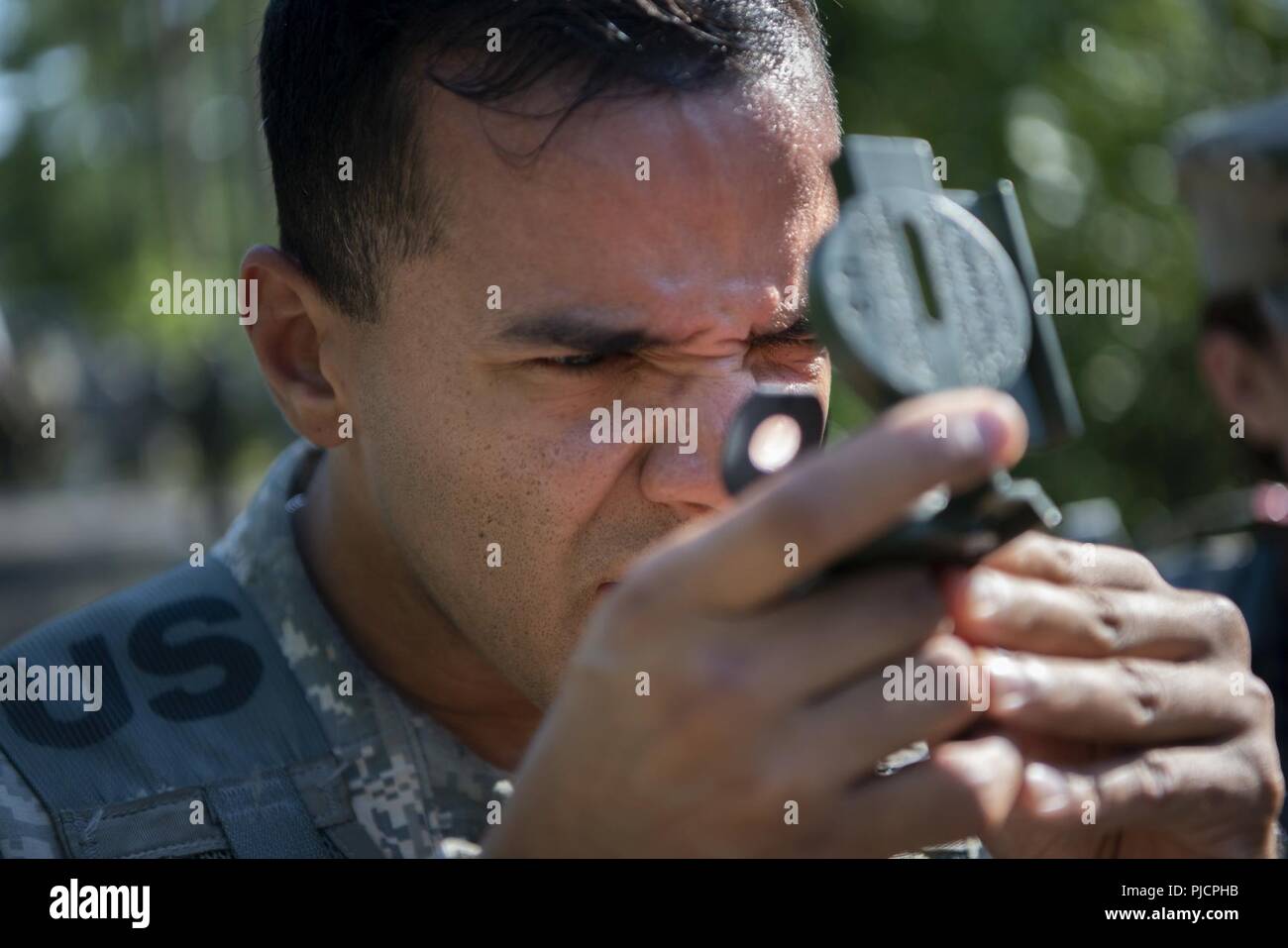 Spc. Frankie Diaz, a U.S. Army Reserve Soldier from the 317th Military ...