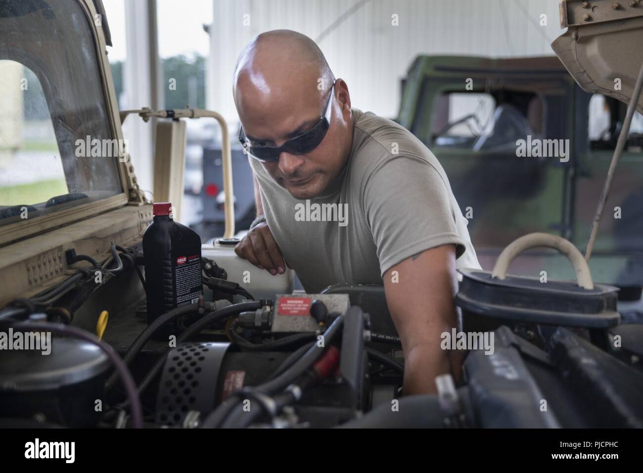 Sgt. Pedro Alvarez, a U.S. Army Reserve wheeled vehicle mechanic from ...