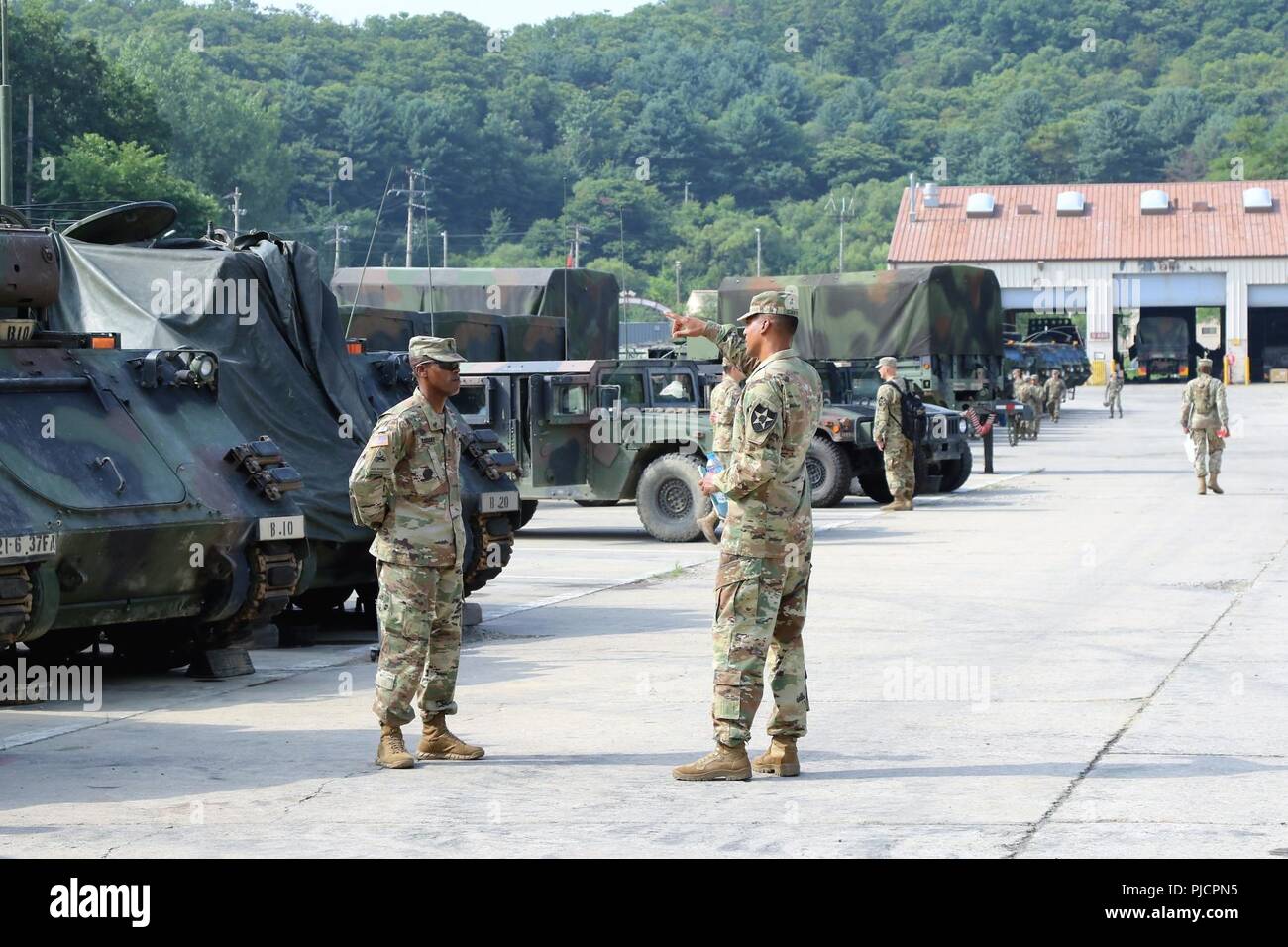 CAMP CASEY, Republic of Korea – Sgt. Maj. Hassan T. Carter, Queens, New ...
