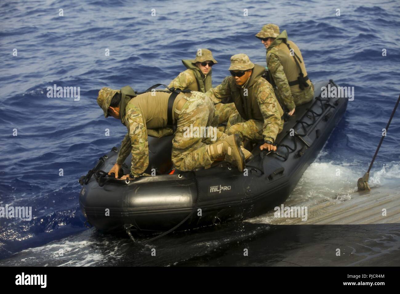 Zodiac mk2 grand raider general purpose inflatable boat hi-res stock ...