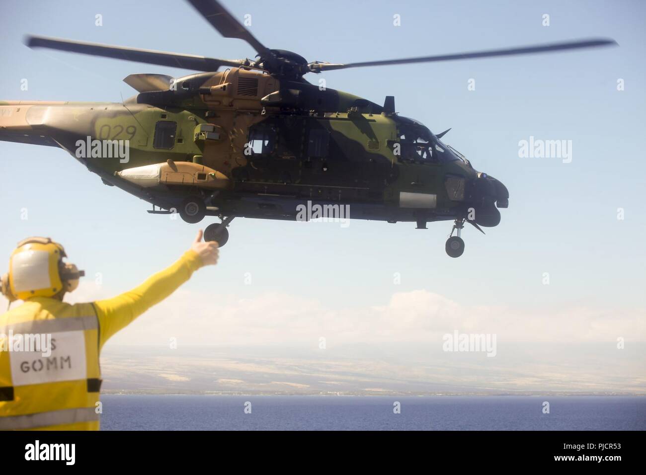 Royal australian navy mrh 90 helicopter hi-res stock photography and ...