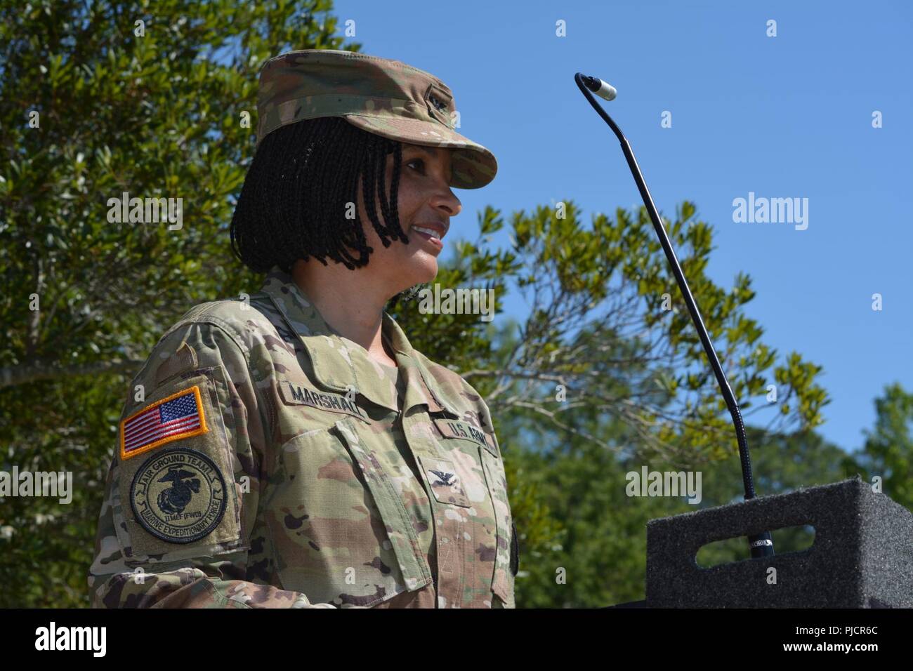 Col. Janene Marshall-Gatling, incoming 4th Brigade (Personnel Services ...