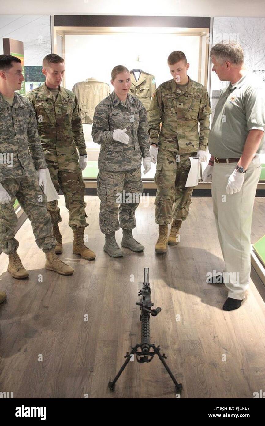 Reserve Officers’ Training Corps cadets assist with the semi-annual ...