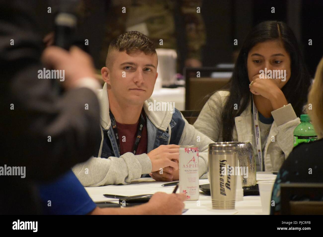 U.S. Army Reserve Soldiers and their families participate in a training ...