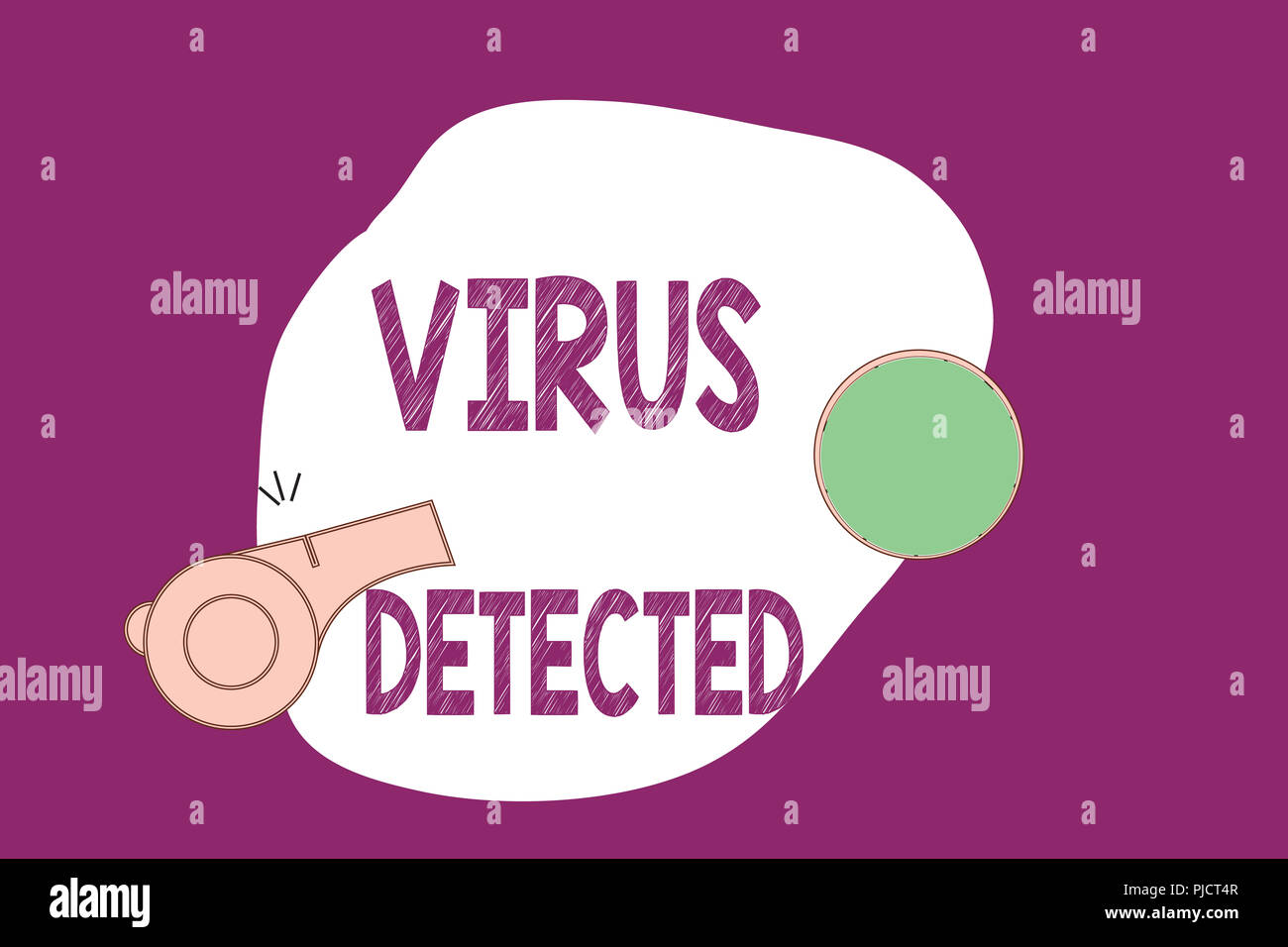 Handwriting text writing Virus Detected. Concept meaning A computer ... Handwriting text writing Virus Detected. Concept meaning A computer ...