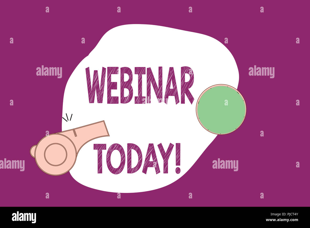 Handwriting text writing Webinar Today. Concept meaning live online ...