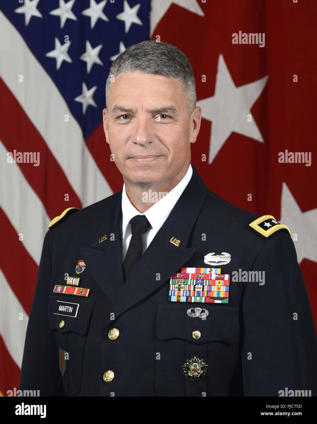 U.S. Army Lt. Gen. Joseph M. Martin, Director of the Army Staff, poses ...